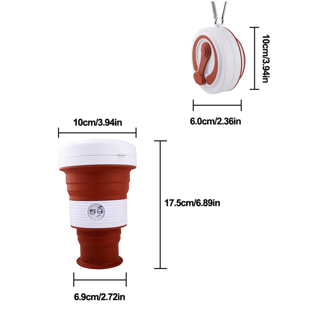 Silicone Drinking Cup 550ml Cute Innovative Rotati... – Vicedeal