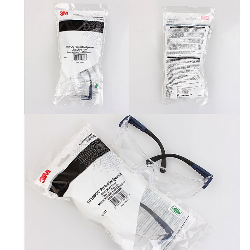 3M UV 99.9% Protective Glasses for Work 10196 Anti... – Grandado