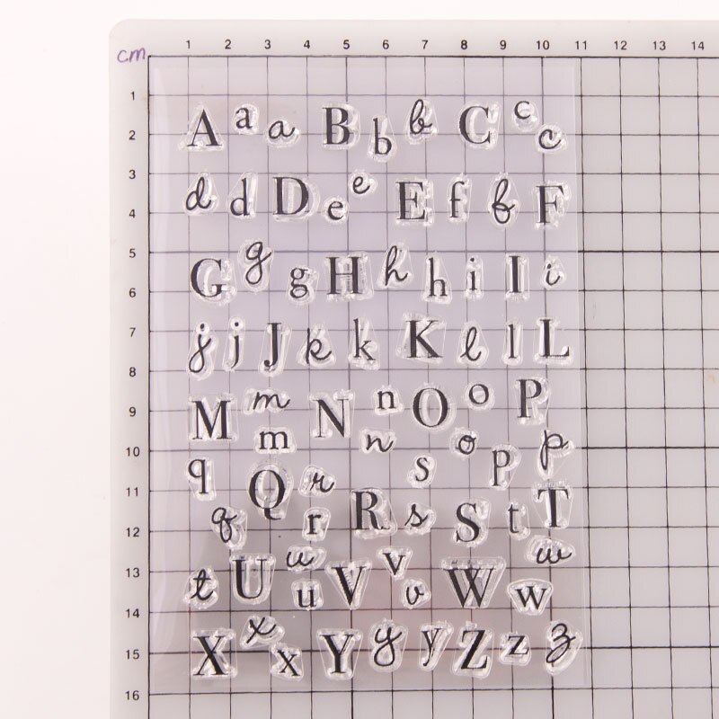 Rubber Stempel Engels Alfabet Serie Siliconen Afdi... – Grandado