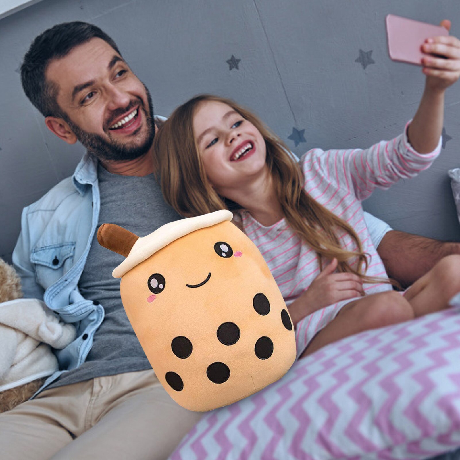 Kinderen Bubble Thee Knuffel Gevuld Voedsel Pluche... – Grandado