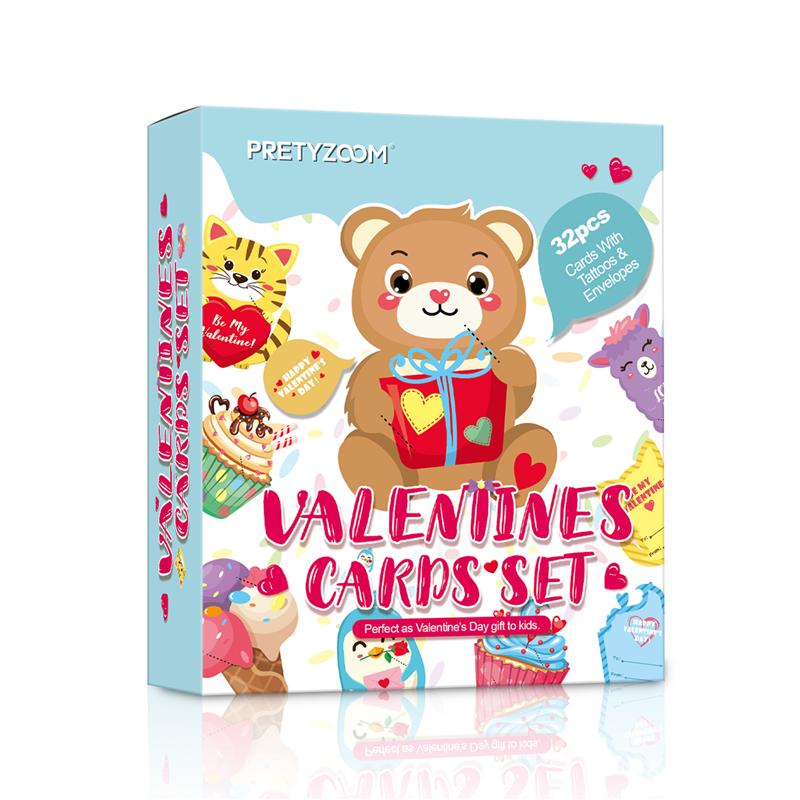 Valentines Cards Set 32 Valentines Cards & 32 Temp... – Grandado