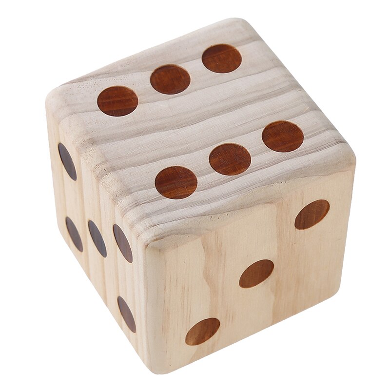 Wood Dice D6 Sided Dice 9cm Digital Point Cubes Ro... – Vicedeal