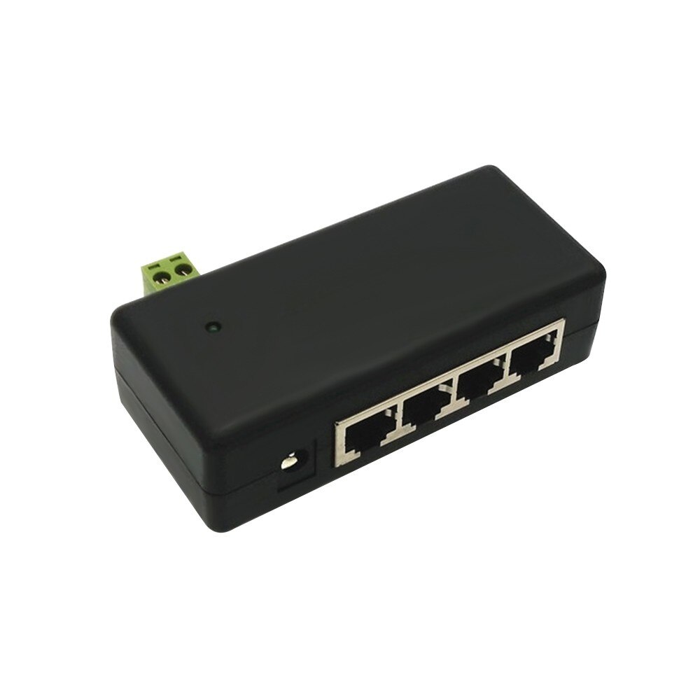 CCTV 4CH PoE Injector Box DC 12V-48V Power Supply ... – Grandado
