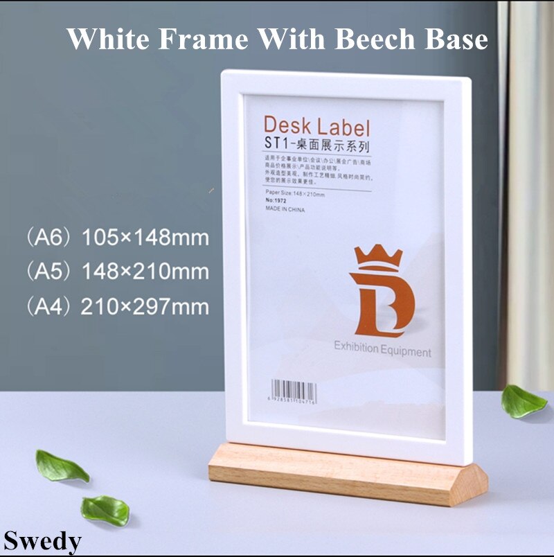 A5 Double Side Clear Plastic Acryl Teken Houder Di... – Grandado