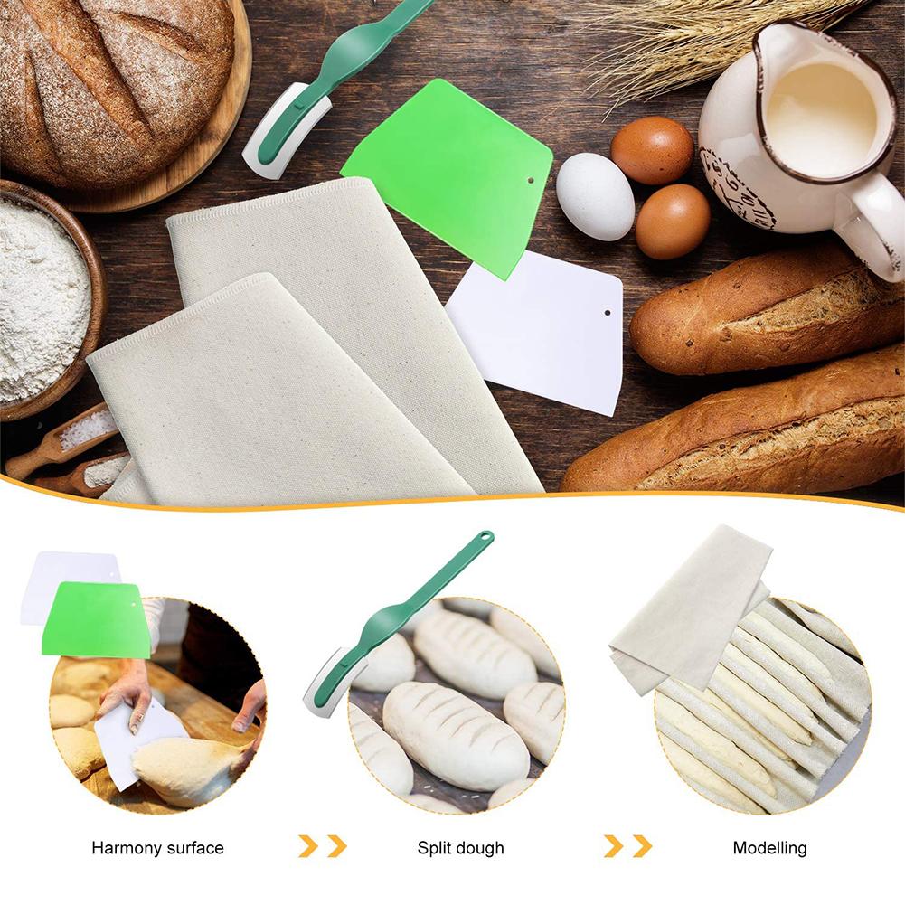 French Baguette Baking Tools Kit with Proofing Lin... – Grandado