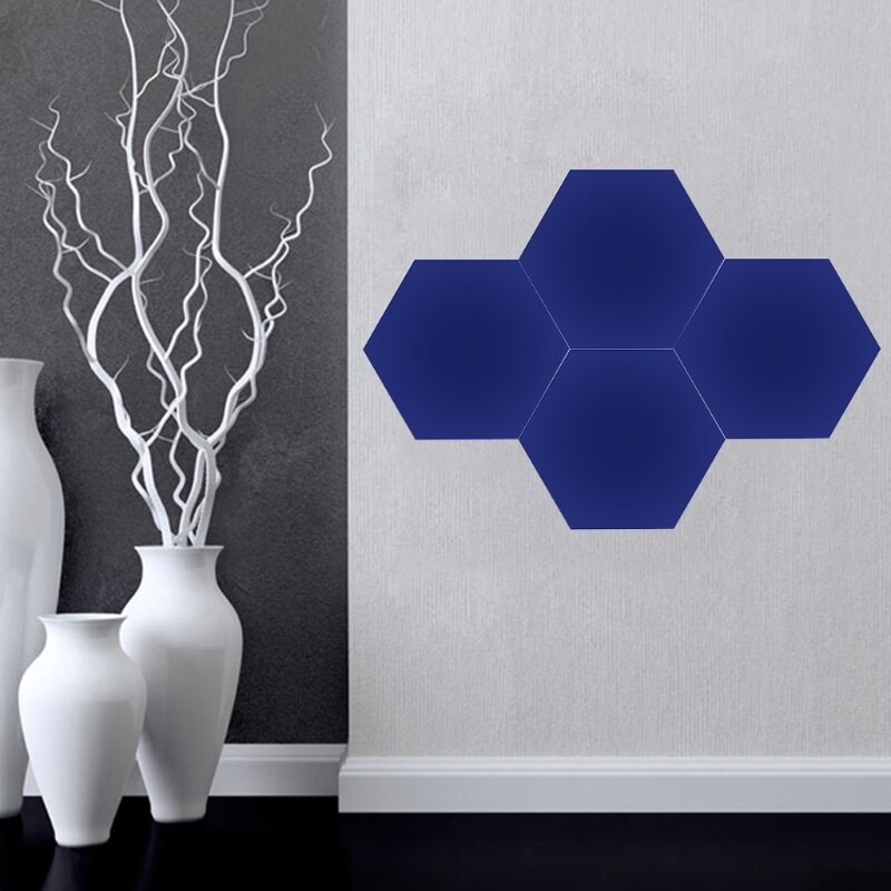 Panel de absorción acústica hexagonal, fibra de po... – Grandado