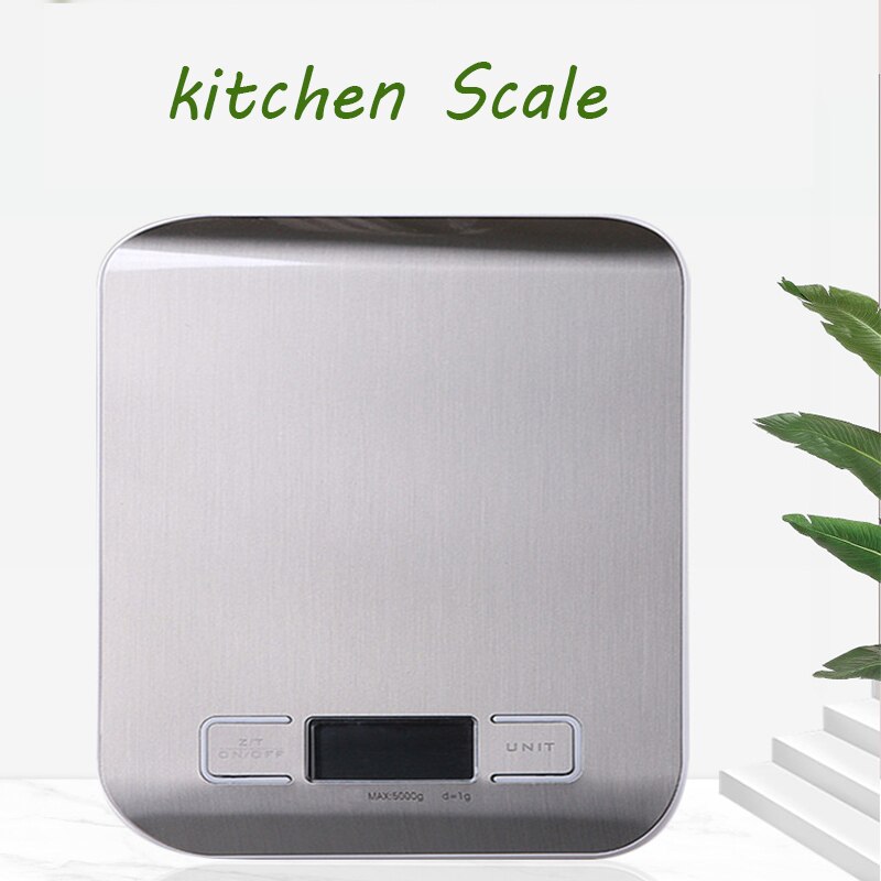 10/5kg Kitchen Scale Stainless Steel Weighing Scal... – Grandado