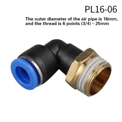 10PCS PL Threaded Elbow Pneumatic Connector Hose Q... – Grandado