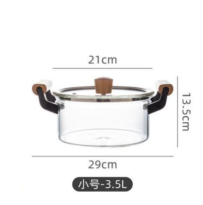 Hoge Borosilicate Transparante Pot Grote Capacitei... – Vicedeal