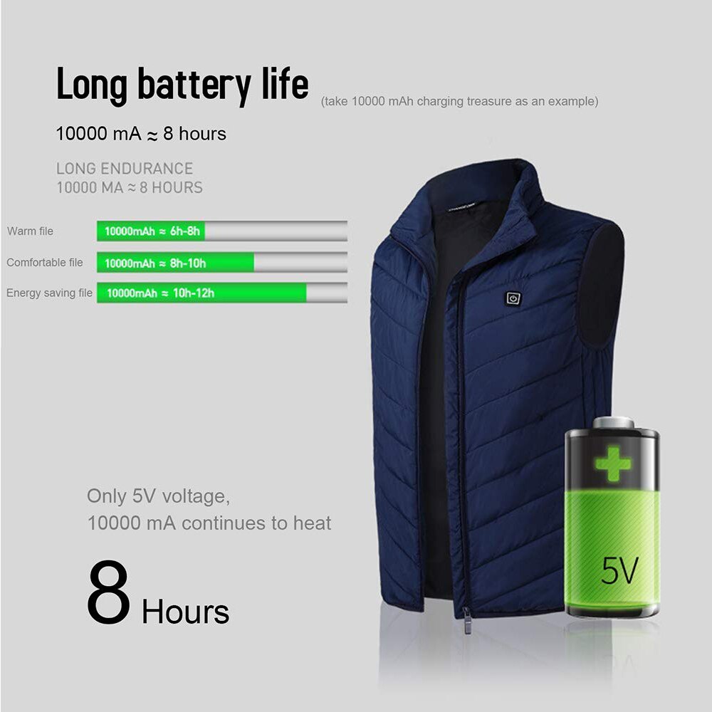 Heated Vest Men Women Usb Heated Jacket Heating Ve... – Grandado