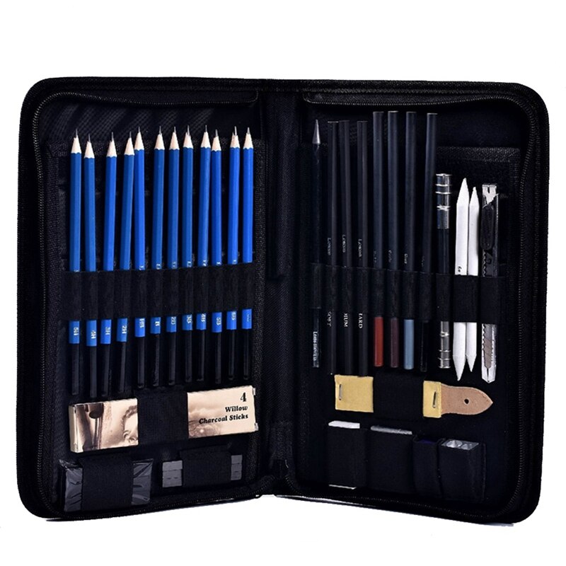42Pcs Sketching Pencils Set with Full Accessories ... – Grandado