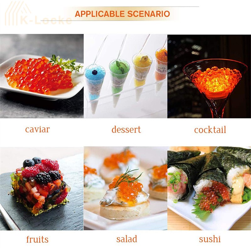 96 Holes Kitchen Molecular Cuisine Caviar Maker Wi... – Grandado