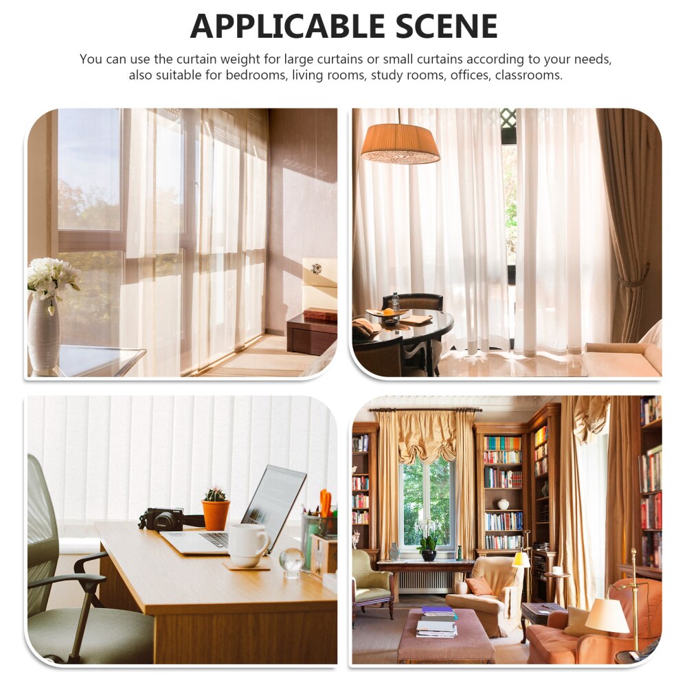 20Pcs 40g Covered Drapery Weight Window Curtains W... – Vicedeal