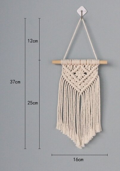 Tapiz colgante de pared de macramé de tamaño de Pa... – Grandado