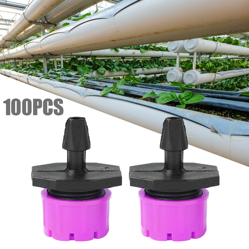 100Pcs Micro Flow Dripper Drip Head 1/4 Inch Slang... – Grandado