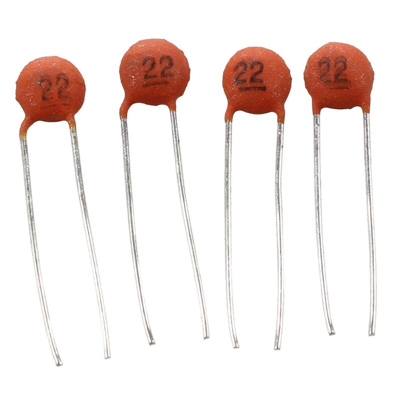 100 Pcs 22PF 50V Low Voltage Radial Ceramic Disc C... – Grandado