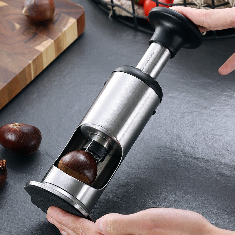 Stainless Steel Manual Chestnut Opener Nutcracker ... – Grandado