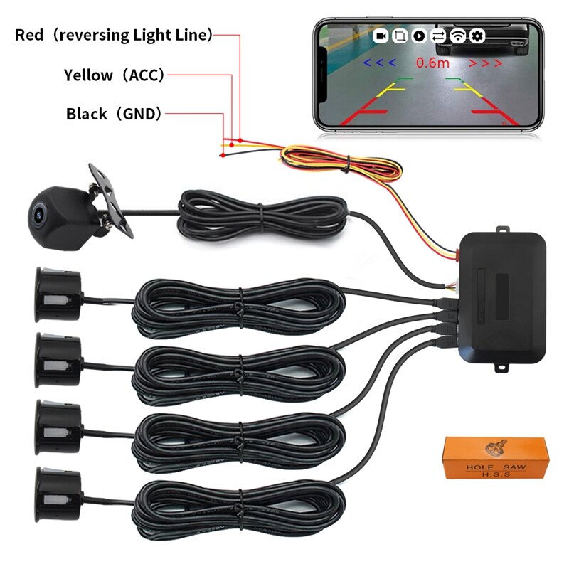 Parkplatz Sensor Drahtlose WIFI Auto Hintere Ansic... – Vicedeal