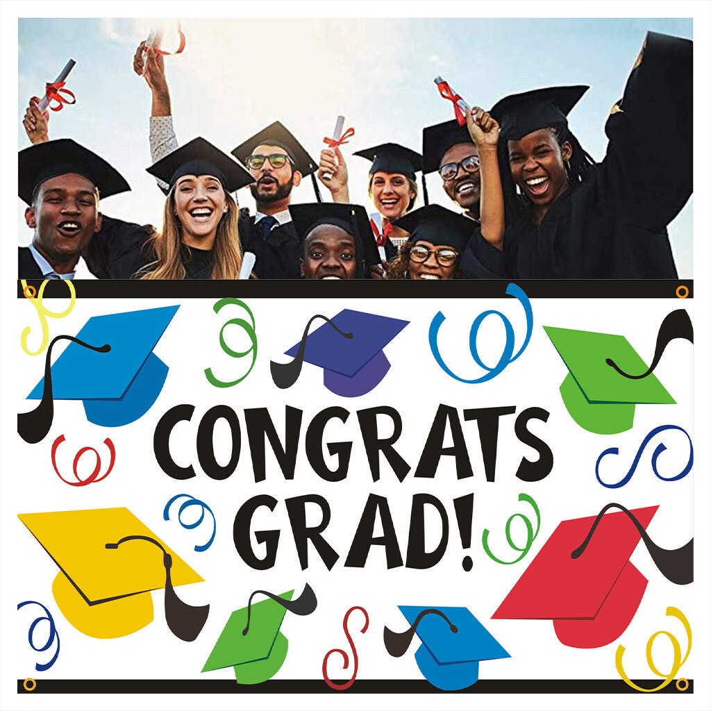 Party Photobooth Props Congrats Wall Banner Decora... – Vicedeal