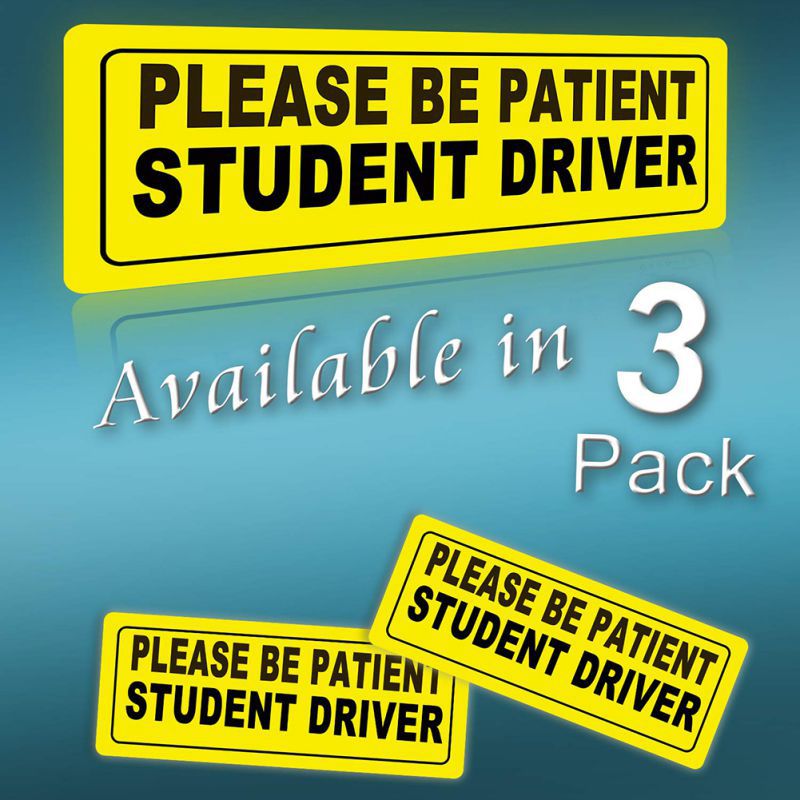 Student Driver Magnet Safety Sign Vehicle Bumper M... – Vicedeal