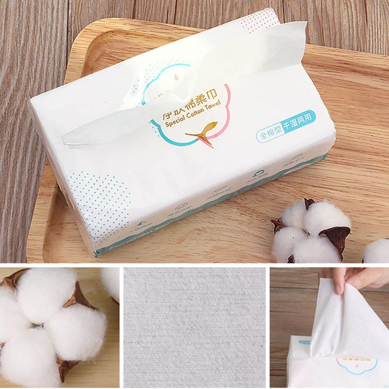 Extra Thick Dry Wipe Lint-Free Cotton Tissues for ... – Grandado