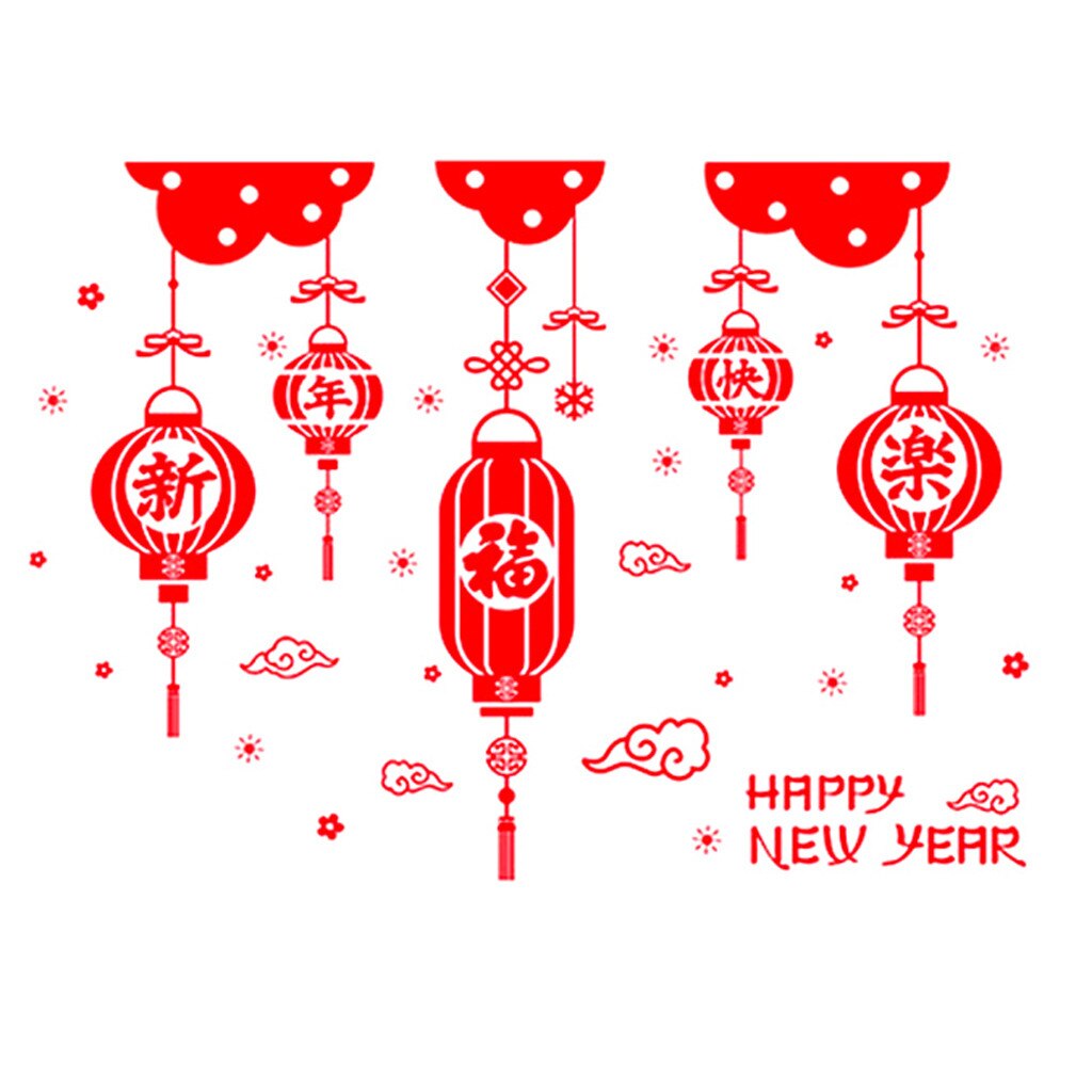 Stickers Chinese Jaar Muurtattoo Lente Festival Fu... – Grandado