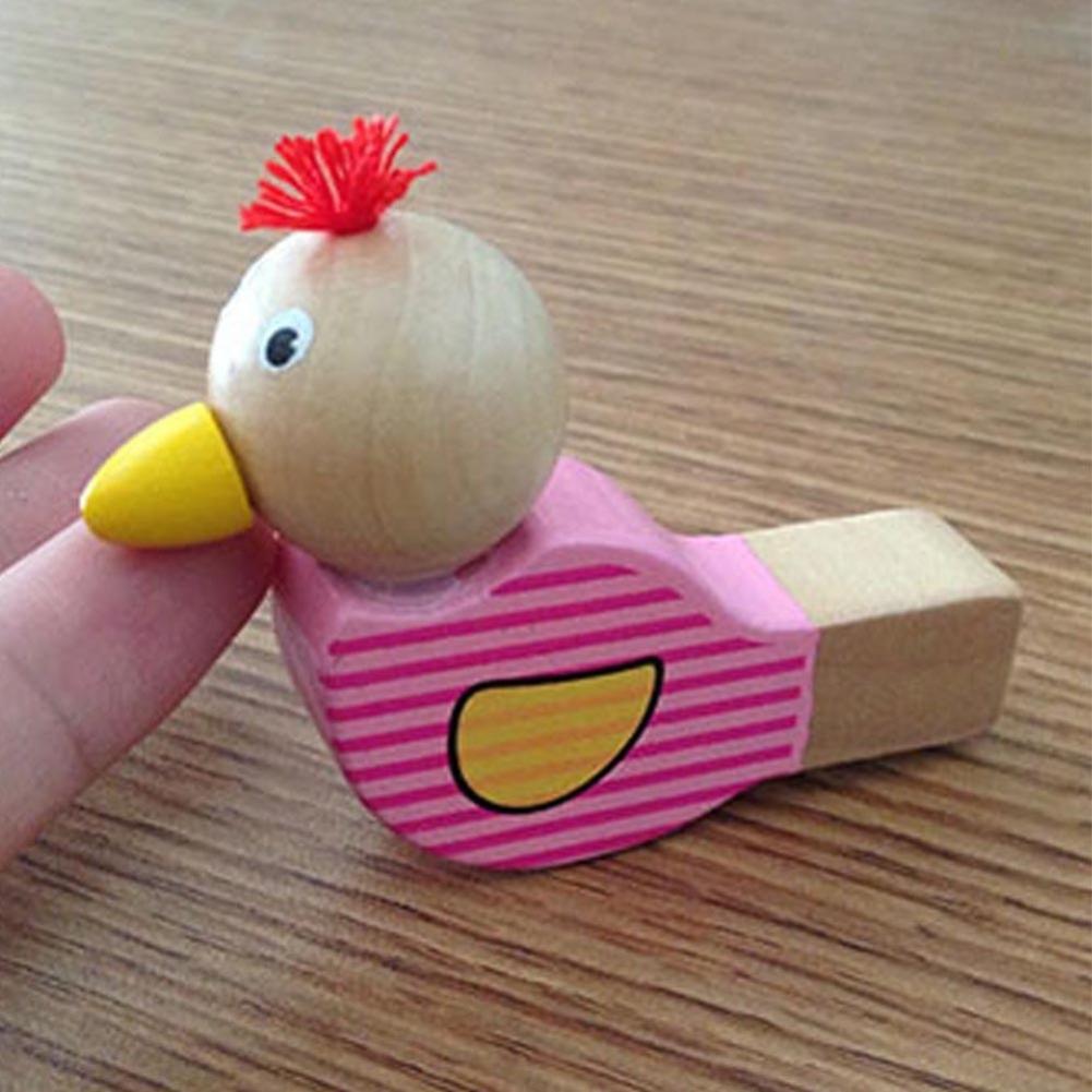 Funny Wooden Mini Cartoon Bird Whistle Toy Kids Ch... – Vicedeal