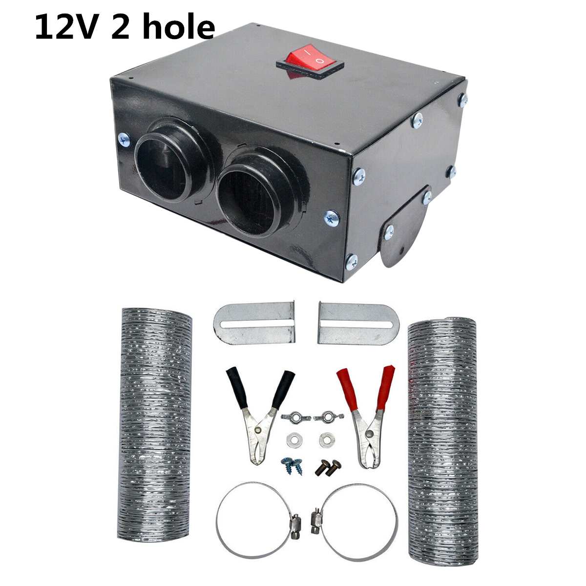 1500W Auto Heater Verwarming Ontdooier 2 Gat 12V/2... – Vicedeal