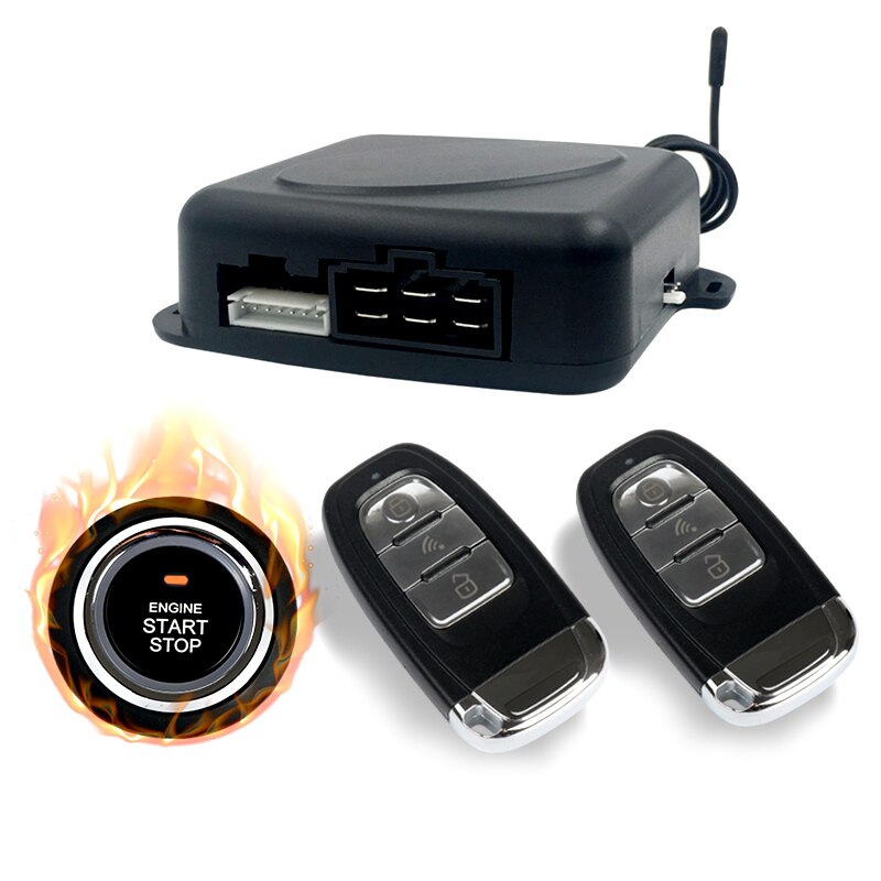 Car Alarm Remote Smart Start Burglar Keyless Entry... – Grandado