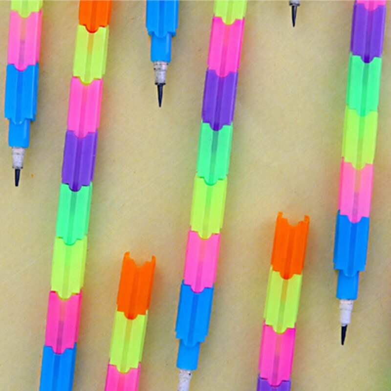 Rainbow Multifunctional Standard Pencil Building B... – Vicedeal