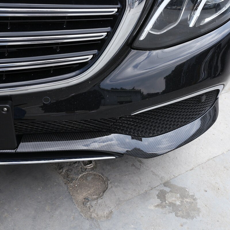 3Pcs Car Front Bumper Plate Carbon Fiber Trim Stri... – Grandado