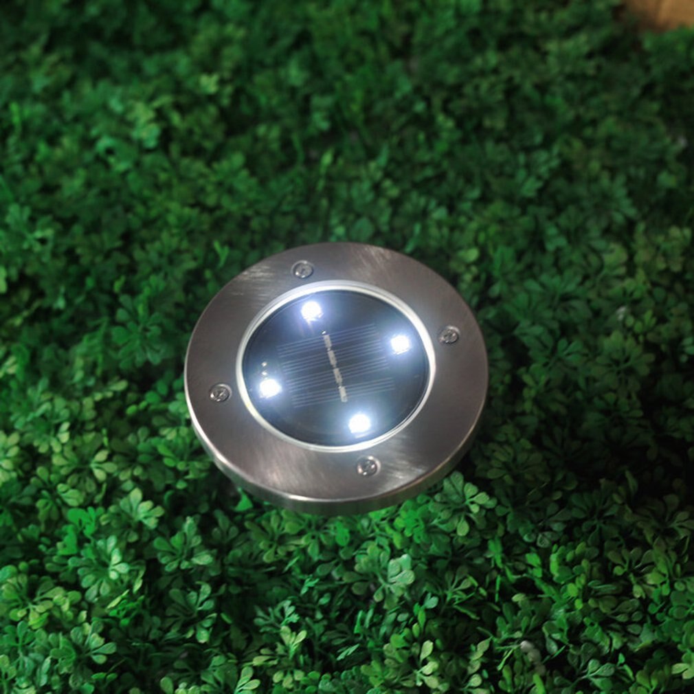 Solar Ground Lights Solar Disk Lights Outdoor Wate... – Grandado