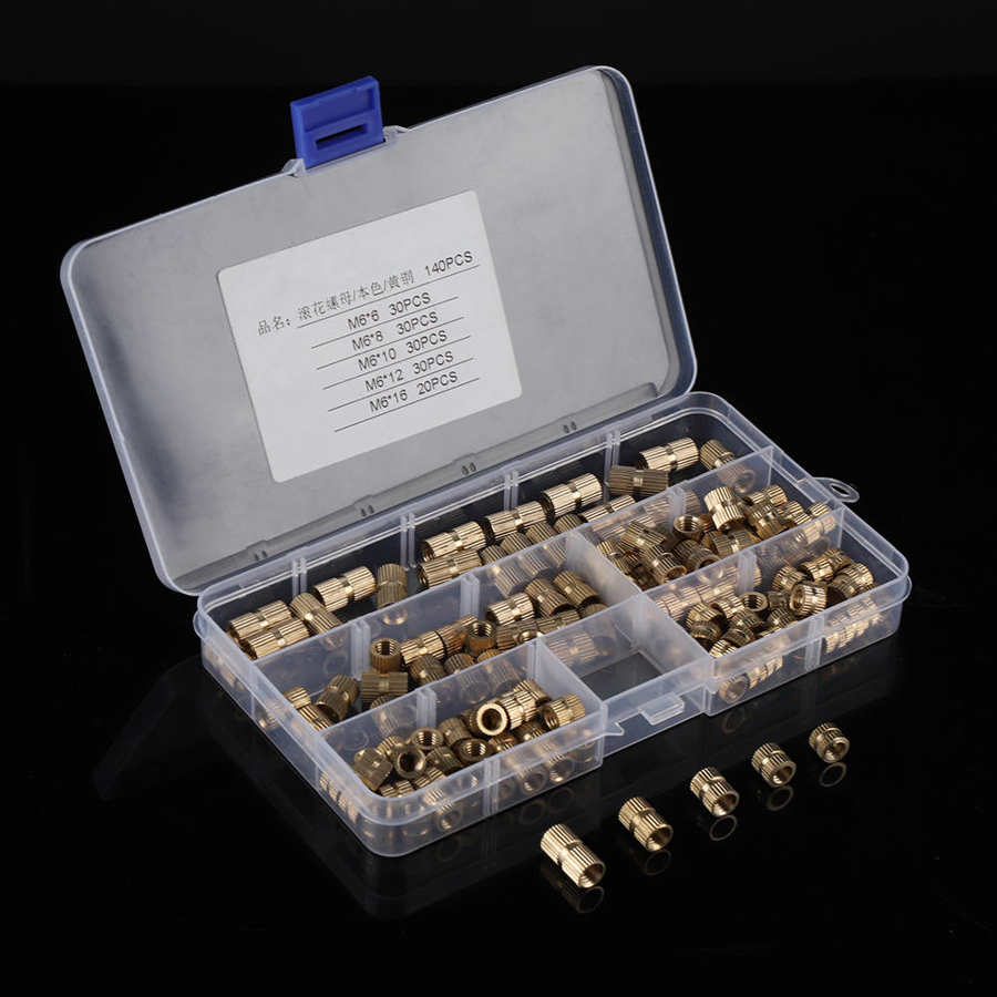 Nuts Brass Slip Nut M6 Brass Nut Flat Knurled Nut ... – Grandado