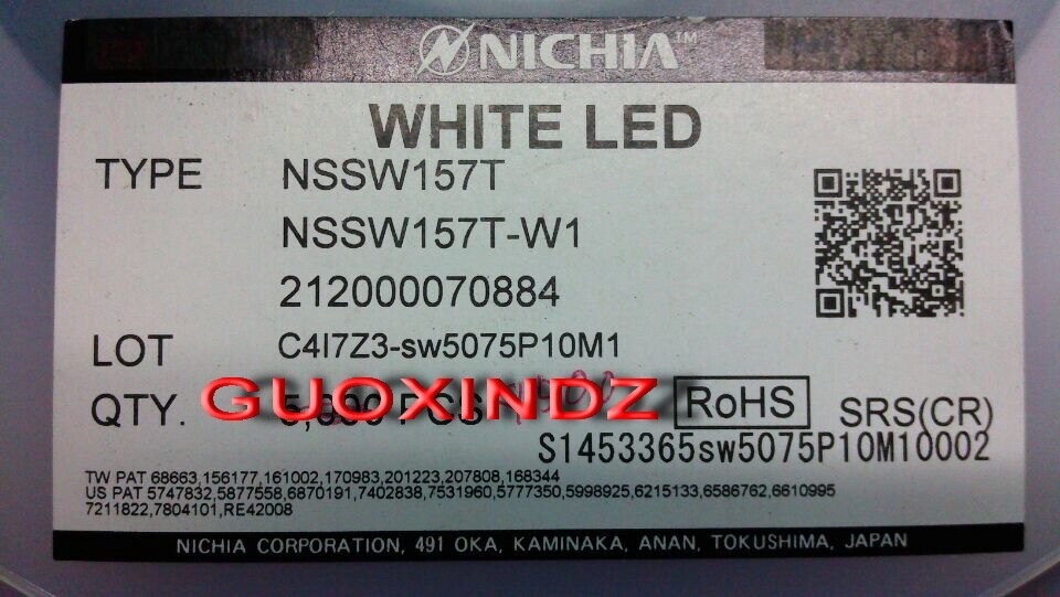 NICHIA Middle Power LED 3014 0.5W 30LM Cool white ... – Grandado