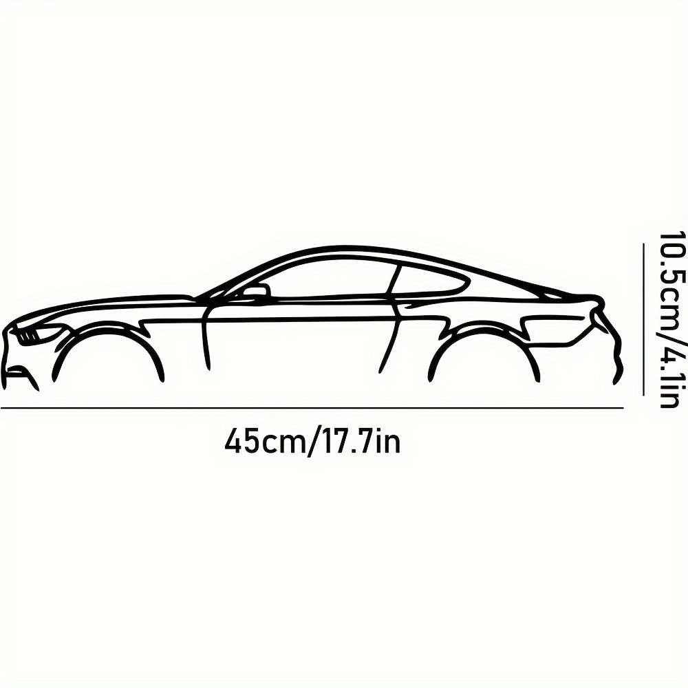 border metal line sports car car wall decoration h... – Grandado