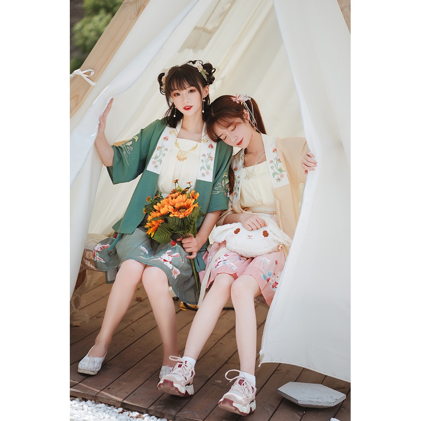 Summer Asian Oriental Clothing Women Hanfu Traditi... – Grandado