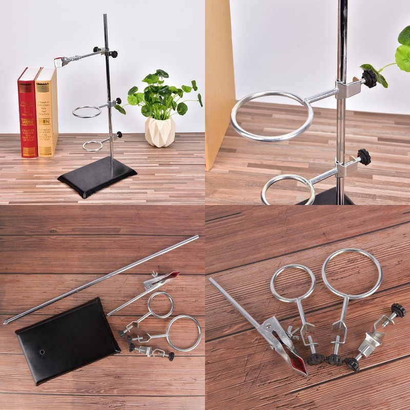 1Set 50CM High Retort Stand Iron Stand With Clamp ... – Vicedeal