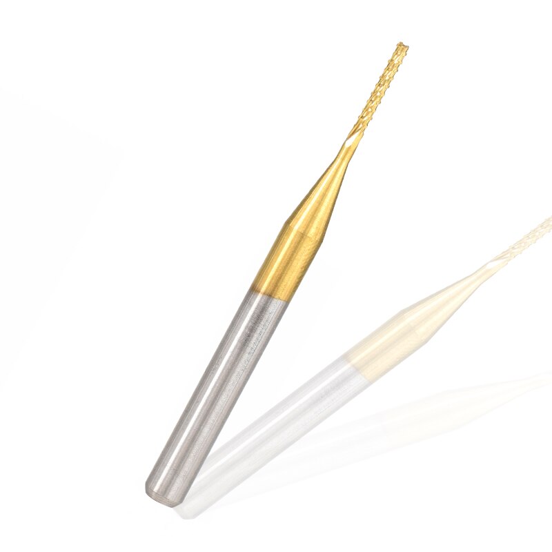 Xcan 10 Stuks 0.8Mm Titanium Coated Pcb End Mill C... – Grandado