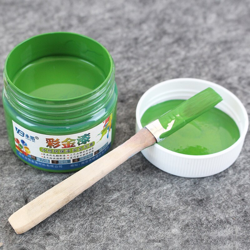 100g green water-based paint varnish, furniture, i... – Grandado