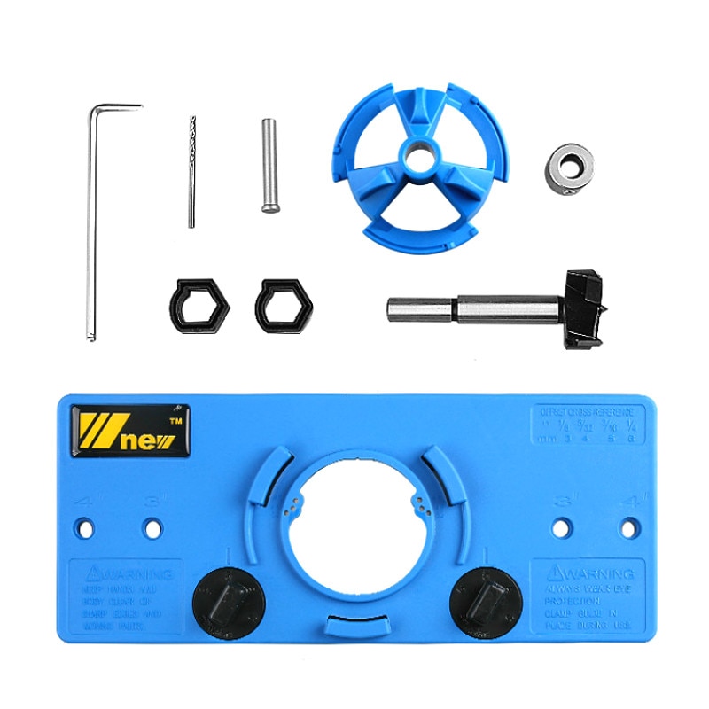 Blauw 35 Mm Cup Stijl Scharnier Boring Jig Boor Gi... – Grandado