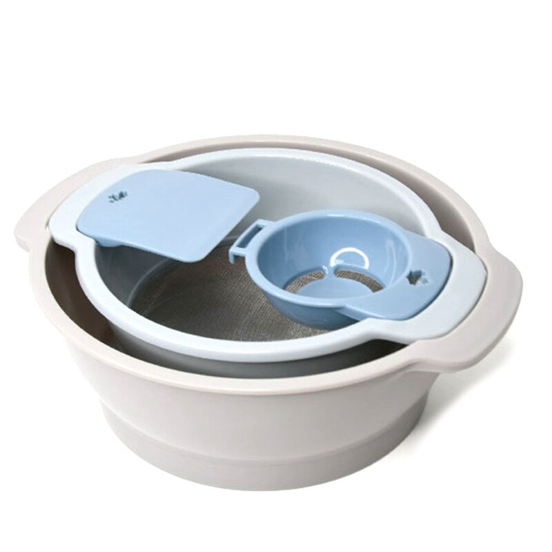 Multifunction Flour Sifter Set Mixing Bowl Mesh St... – Grandado
