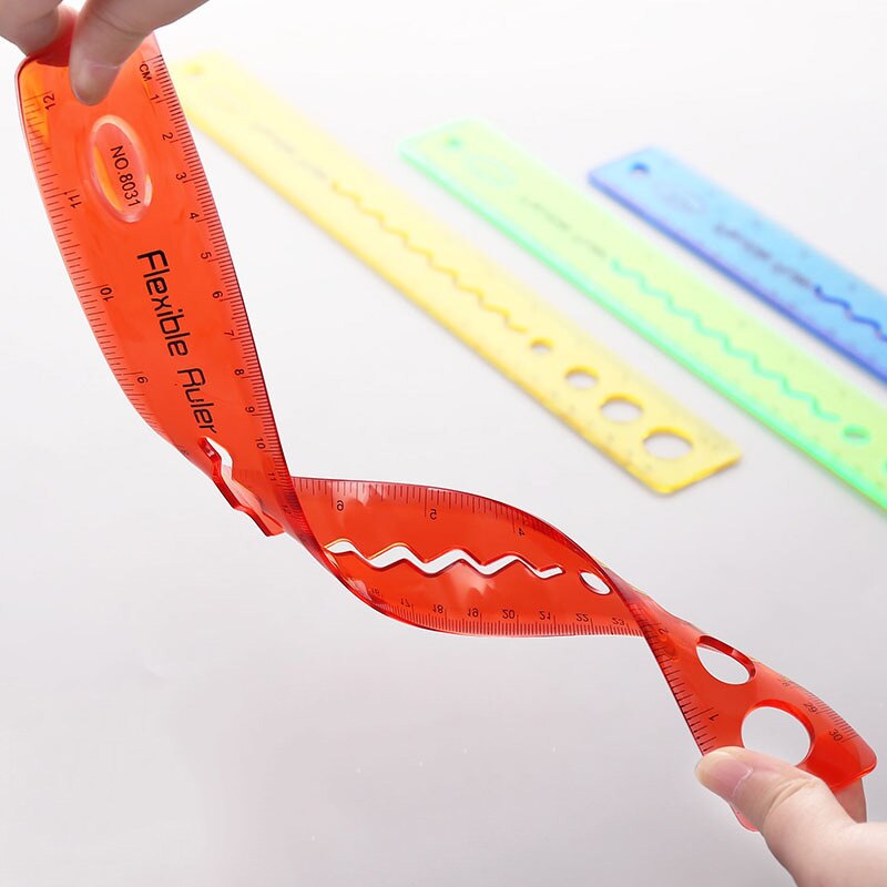 30cm Super Soft Ruler Flexible Straight Ruler Plas... – Vicedeal