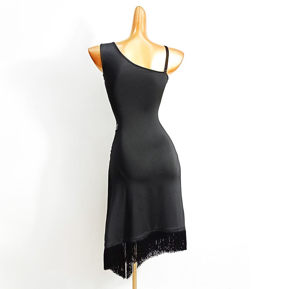 LD512 One Side Shoulder Sleeveless Latin Dance Dre... – Grandado