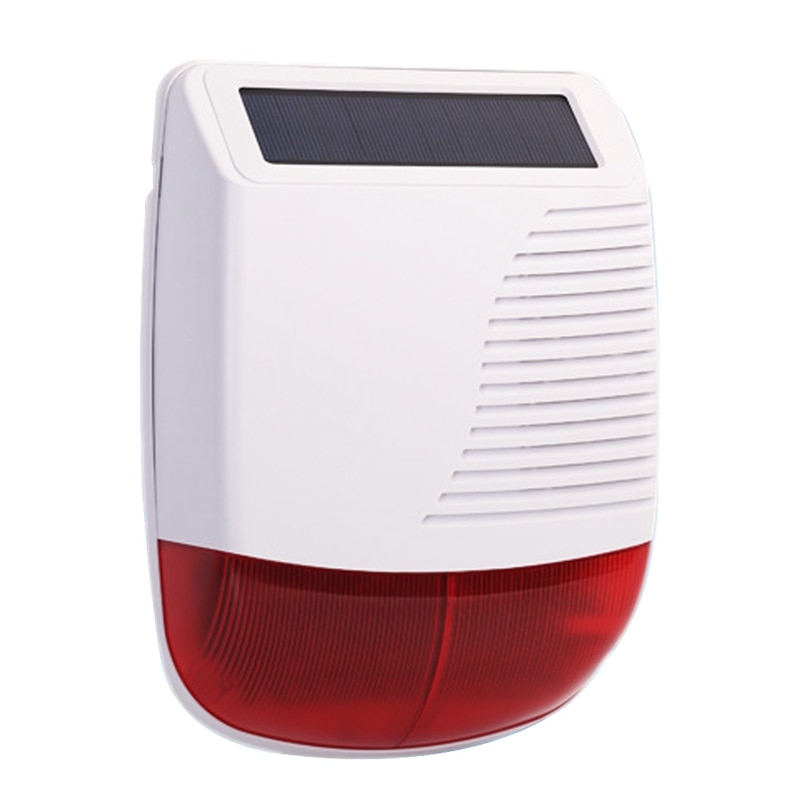 Solar Siren Wireless Sound and Light Alarm Outdoor... – Grandado