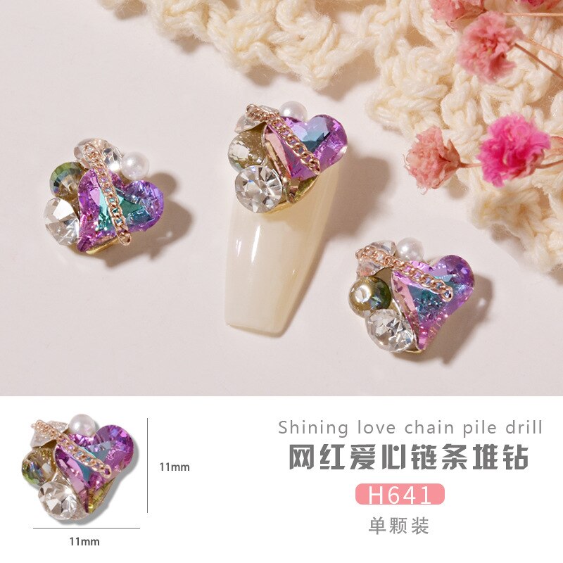 Shiny Nail Steentjes 3D Luxe Crystal Diamonds Clas... – Vicedeal