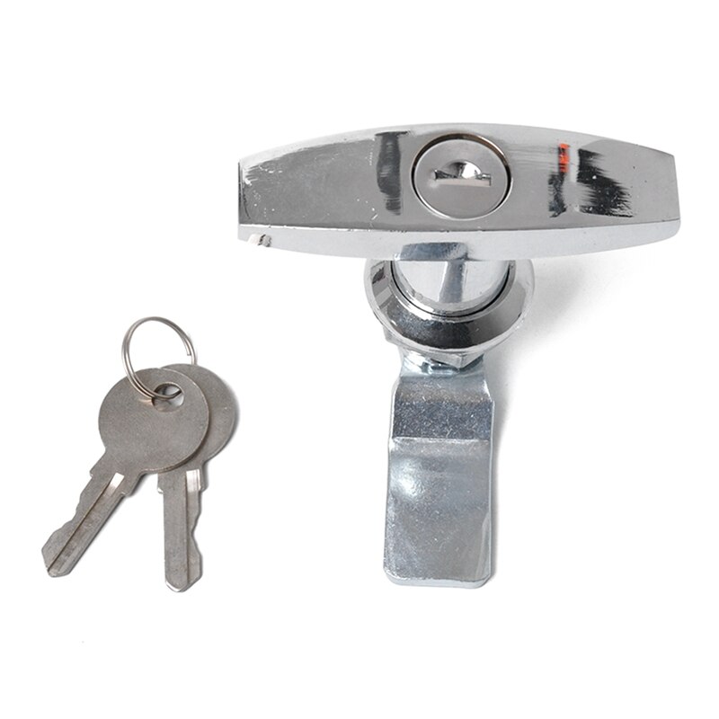 Turn T-Handle Lock with keys for Trailer Caravan T... – Vicedeal