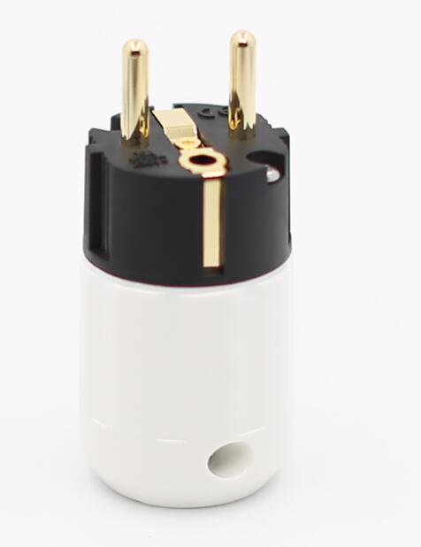 5PAIRS HI-End P320 + C320 24K Vergulde Schuko Plug... – Grandado