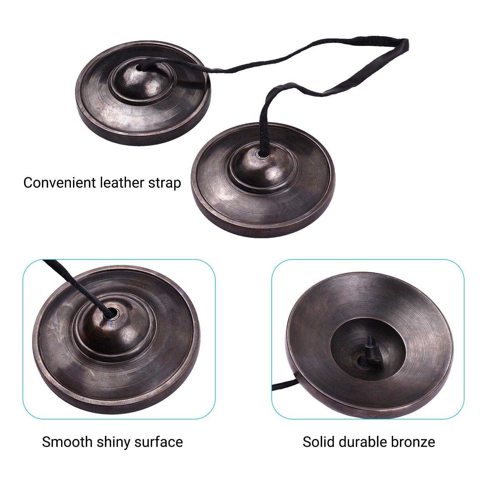 3-Inch Bronze Yoga Cymbal Bell Tibetan Buddhist Me... – Grandado