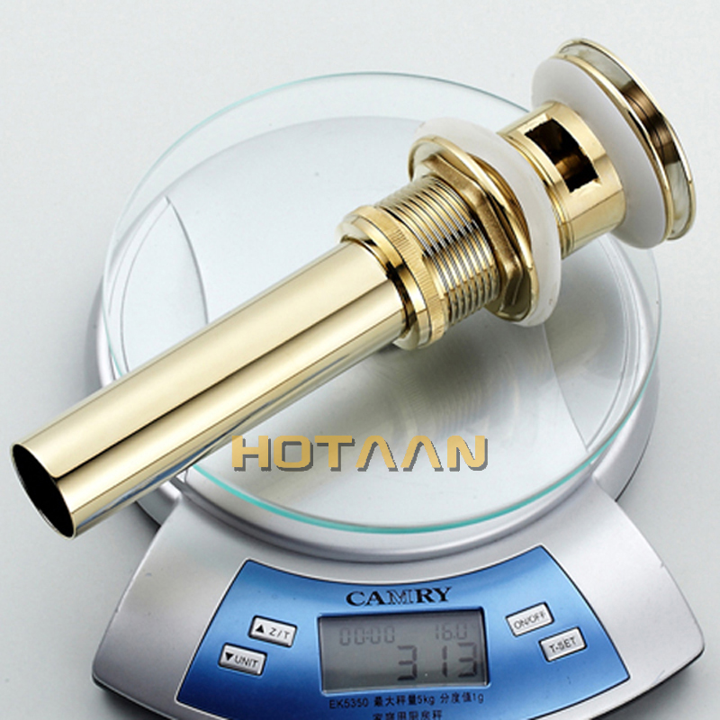 And Retail Modern Golden Brass Basin Sink Drain Po... – Grandado