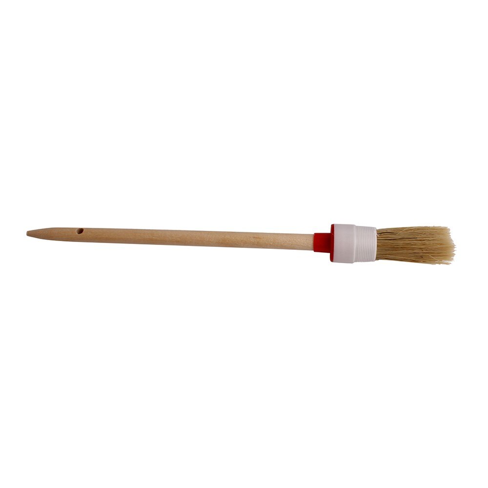 Car Beauty Detail Brush Round Head Bristle Wood Ha... – Vicedeal